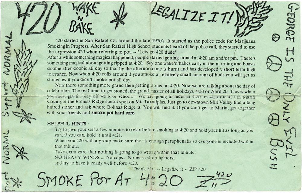 Cannthropology: The Origin of 420 - Leaf Nation