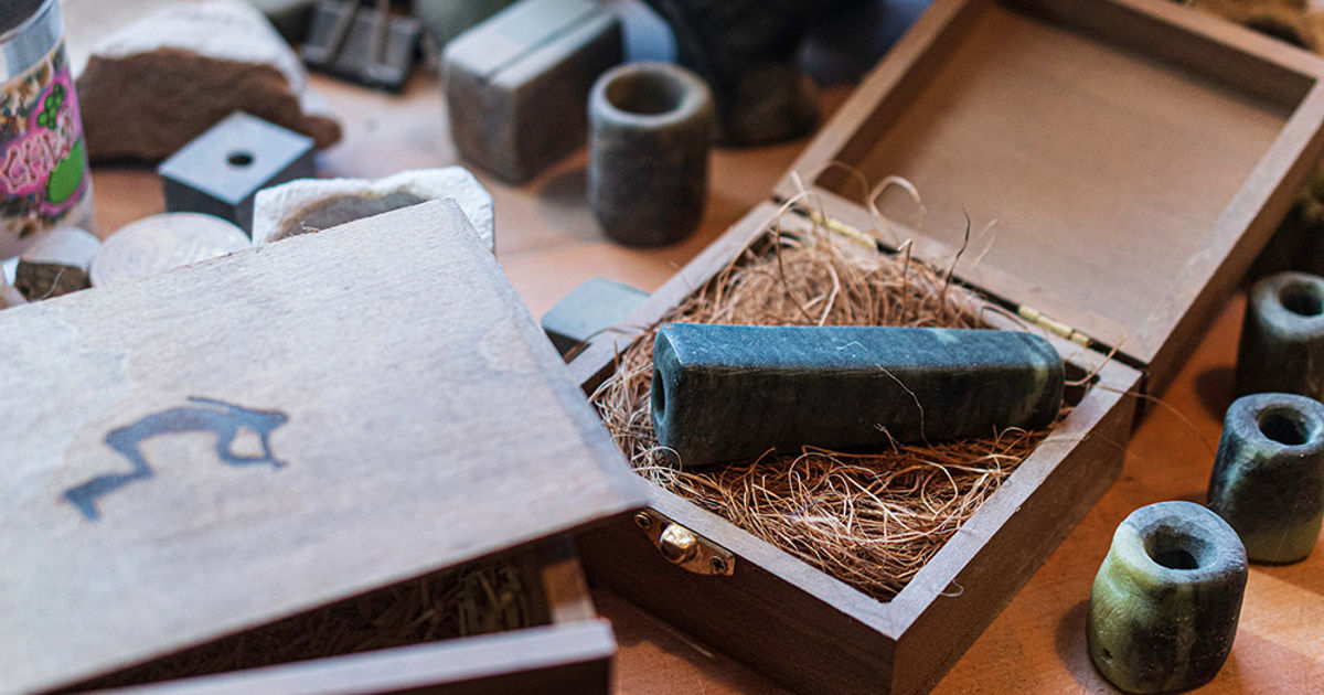 The Artistry and Authenticity of Terry Harlow's Soapstone Pipes - Leaf ...