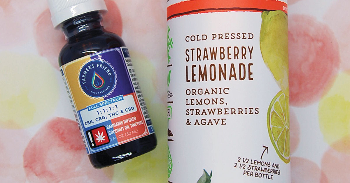 Strawberry Lemonade and Full-Spectrum Coconut Oil Tincture - Leaf Nation