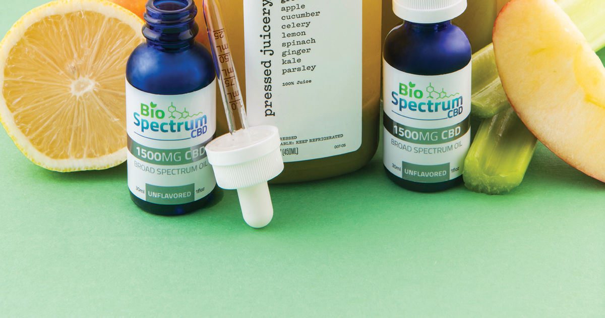 BioSpectrum Unflavored Broad Spectrum Hemp Oil paired with Pressed ...